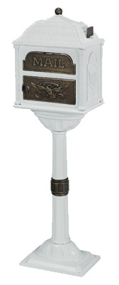 White Classic Mailbox by Gaines Manufacturing